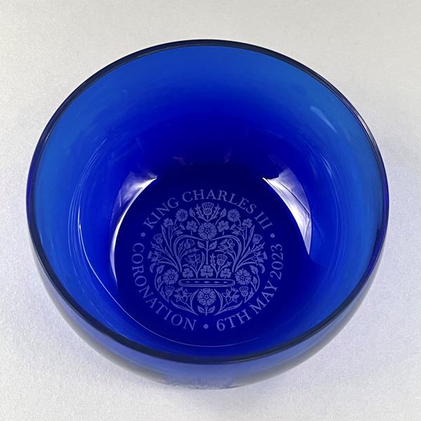 Guards Polo Club, King's Coronation Glass Bowl | Coloured Bowls ...